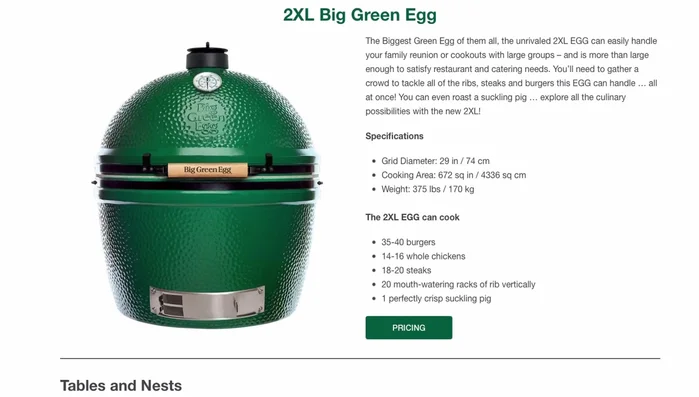 Big Green Egg Size Guide: Choosing the Perfect Grill for Your Needs